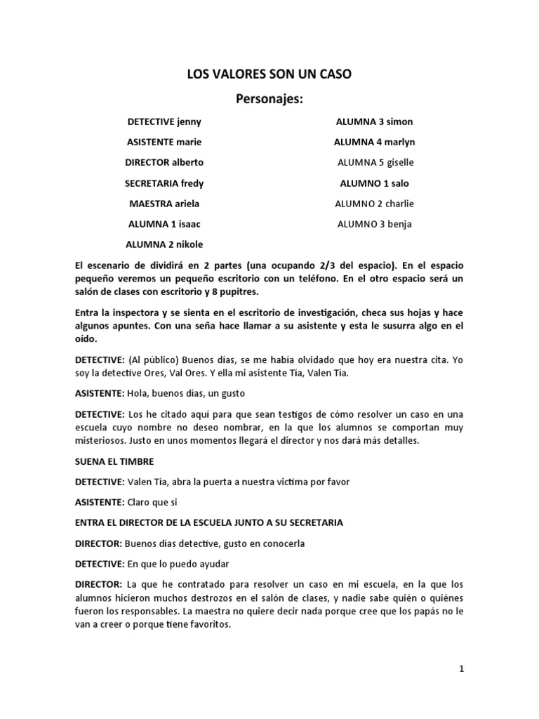 Los Valores Son Un Caso | PDF
