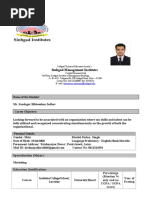 MNIT Resume Format | PDF
