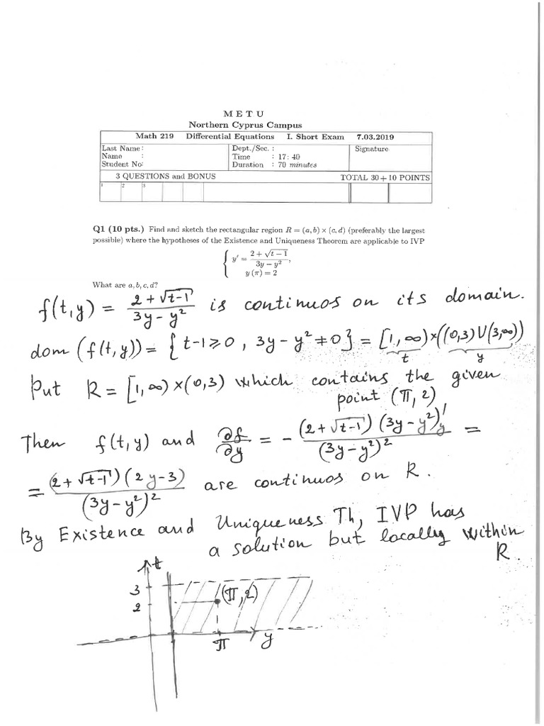 Short Exam 2 18-19 Spring | PDF