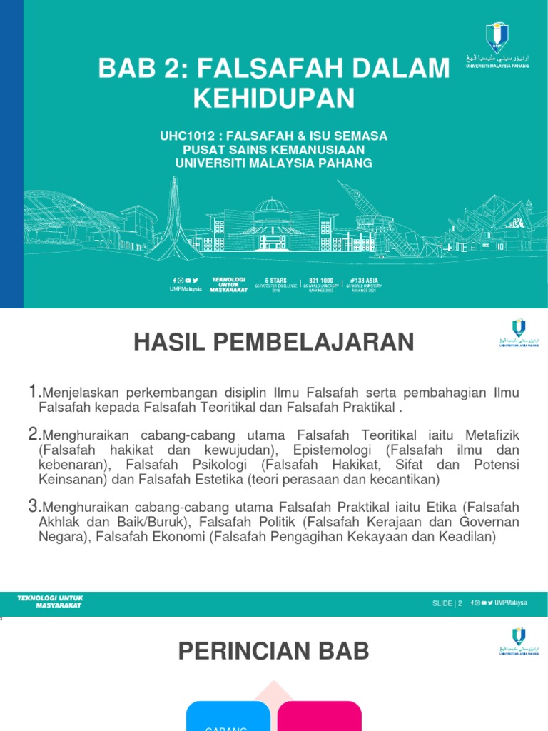 Bab 2 Falsafah Dalam Kehidupan | PDF