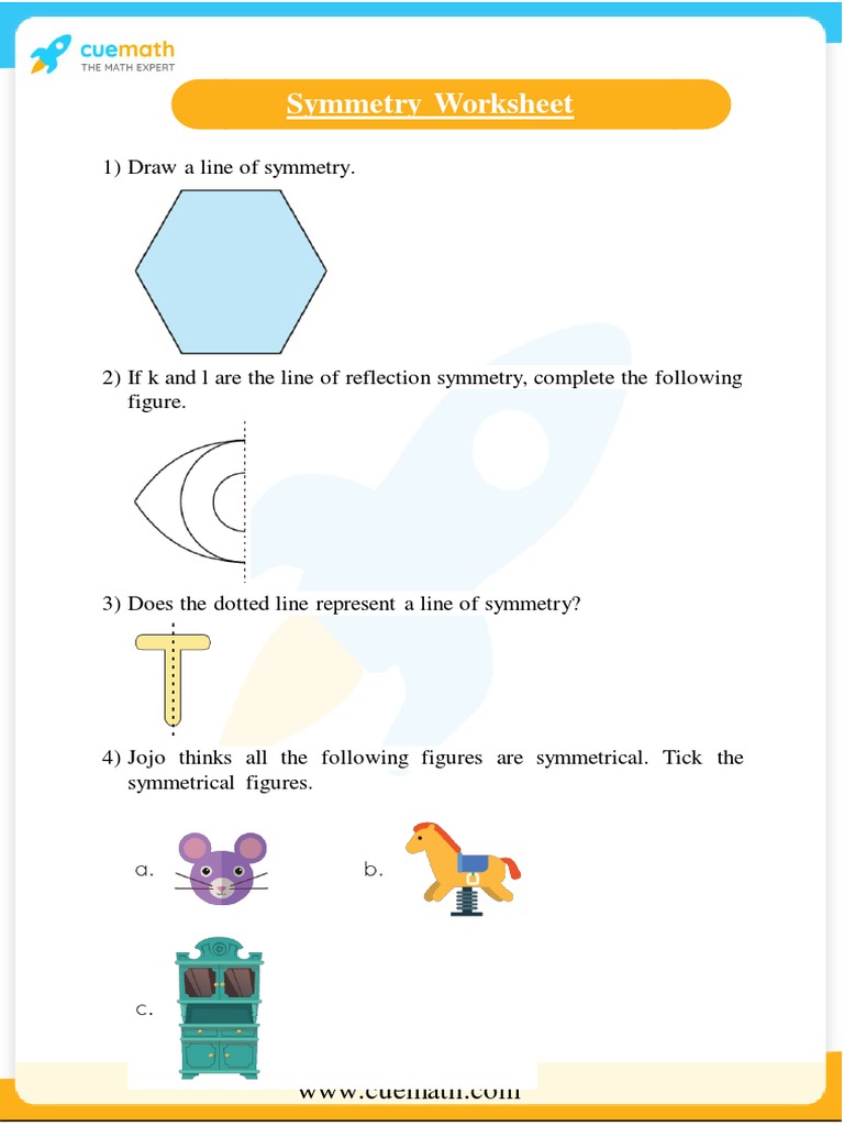 Grade 3 Symmetry Worksheet PDF | PDF | Science & Mathematics