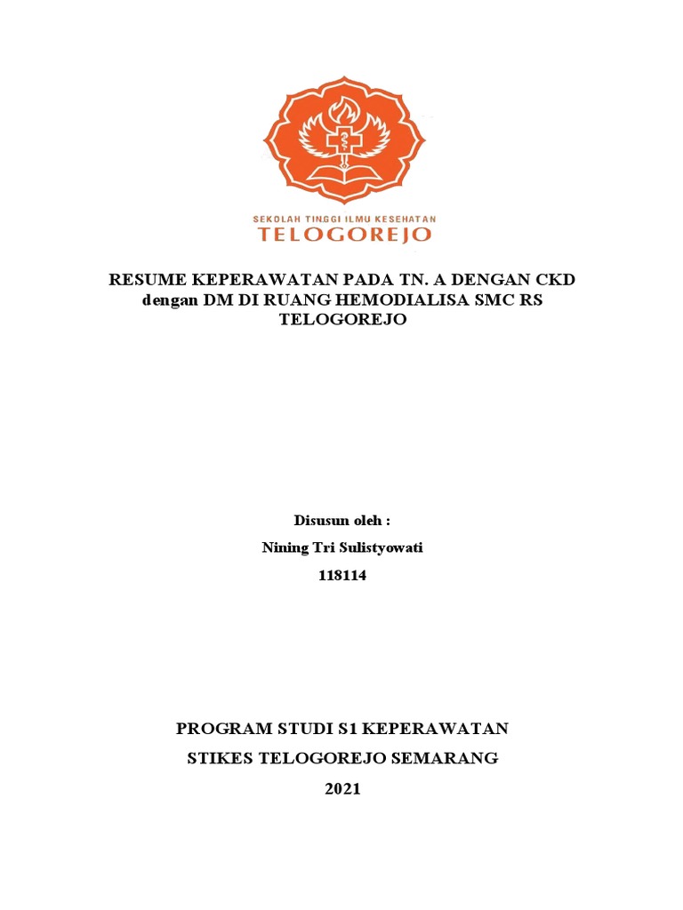 RESUME CKD Dengan DM | PDF