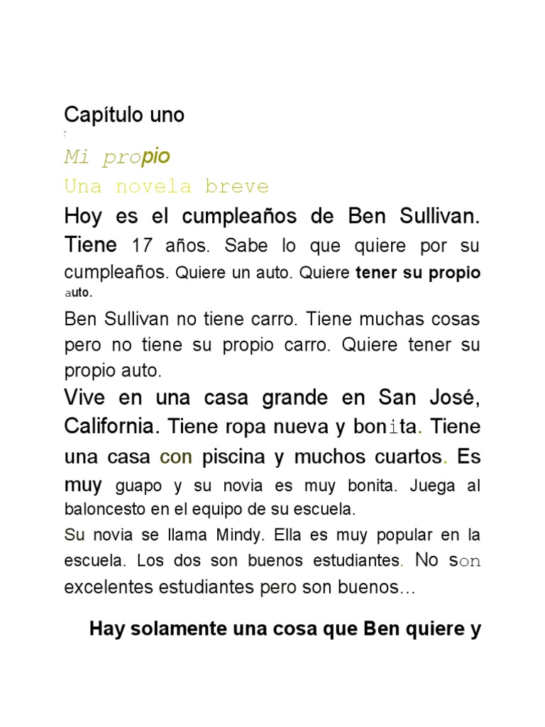 1 Mi Propio Auto | PDF | Autobús