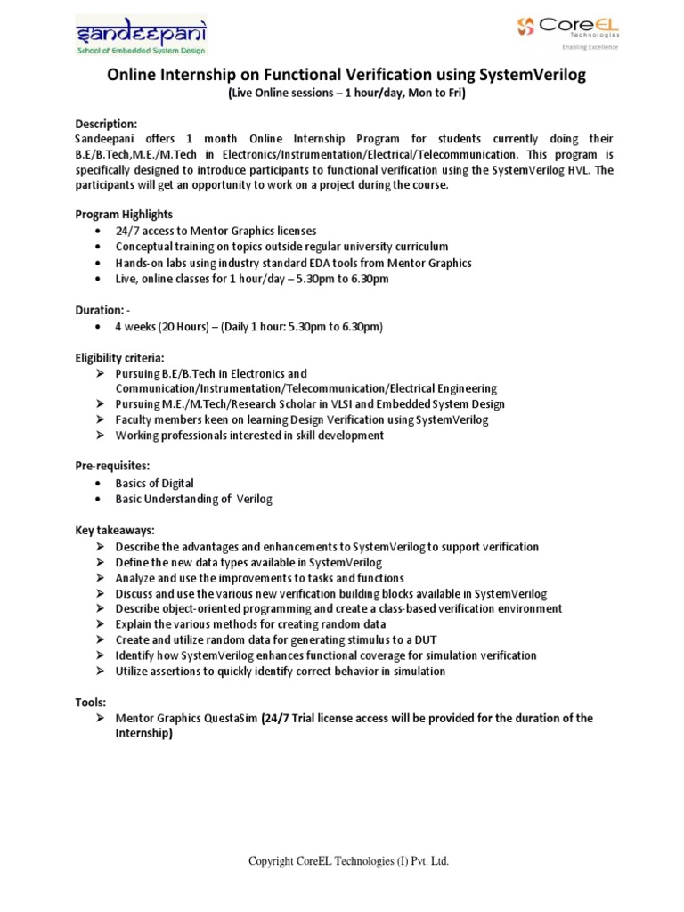 Internship SV | PDF | Art | Computers