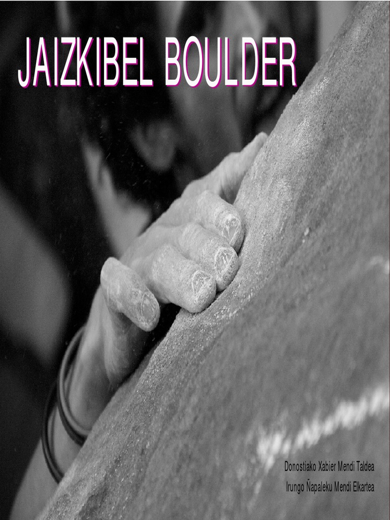 Jaizkibel Boulder - Sarrera (A5) | PDF