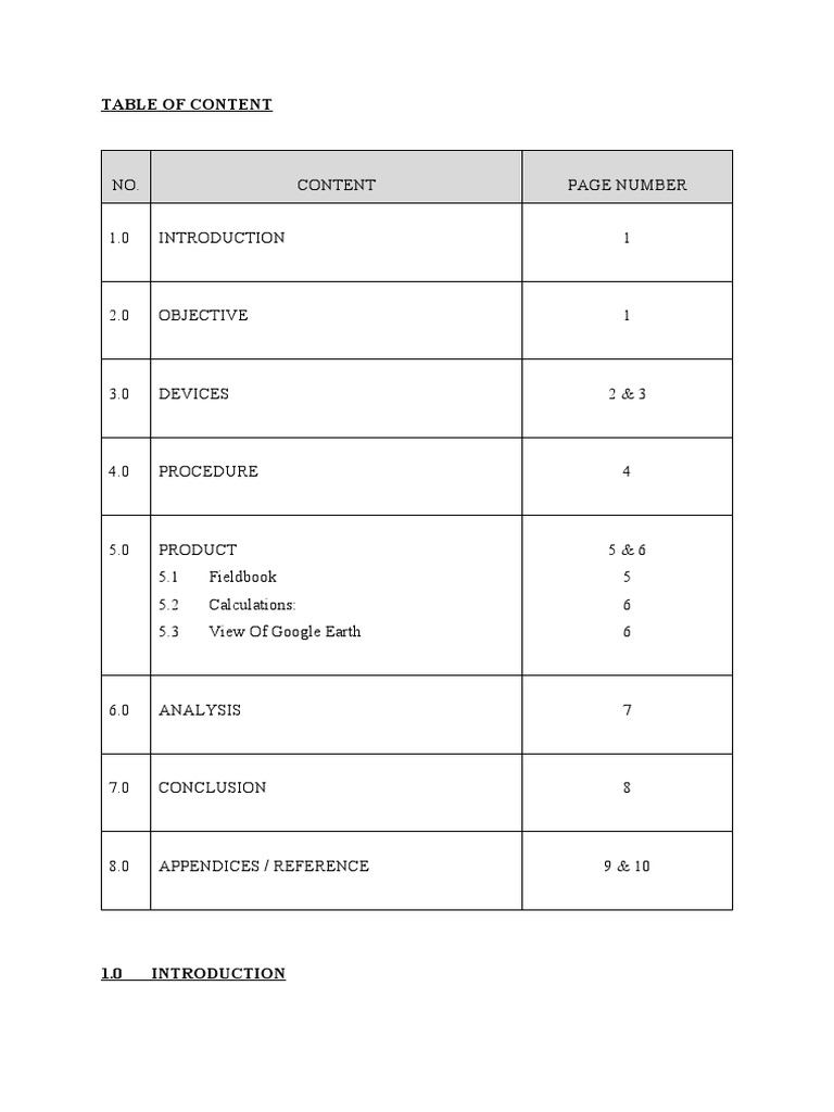 Levelling Report | PDF | Surveying | Science