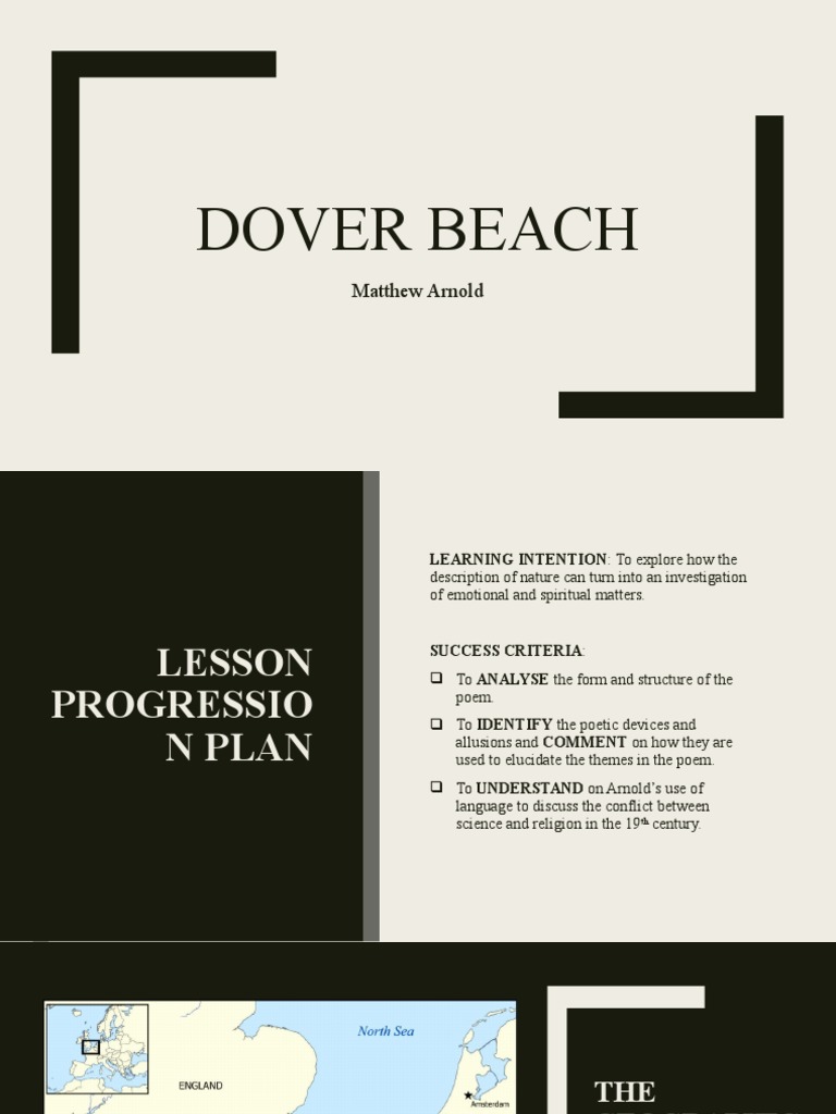 Analyzing Matthew Arnold's Dover Beach | PDF | Art