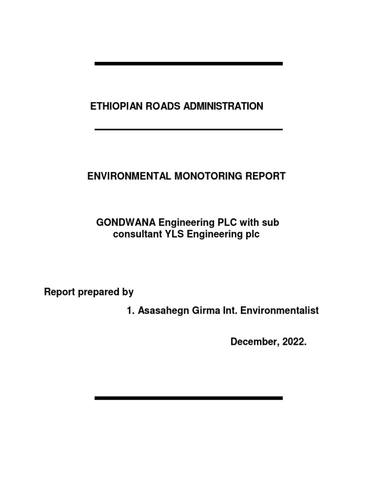 Assessing Environmental Management Practices on the Sodo Junction ...