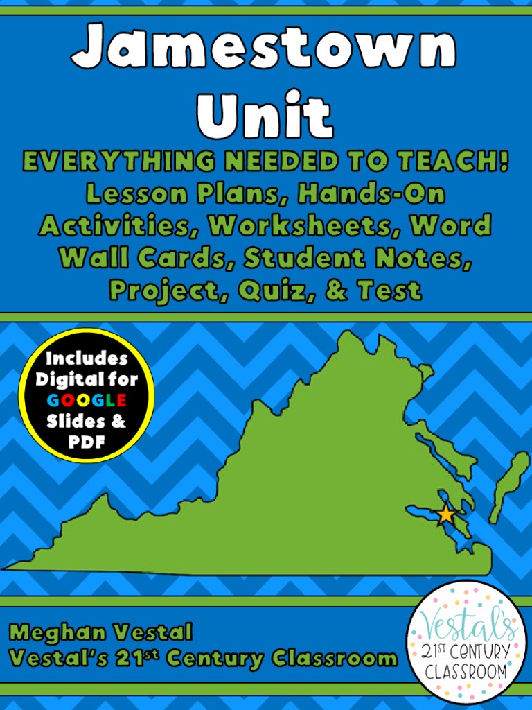 Jamestown Unit | PDF | Jamestown, Virginia | Plymouth Colony