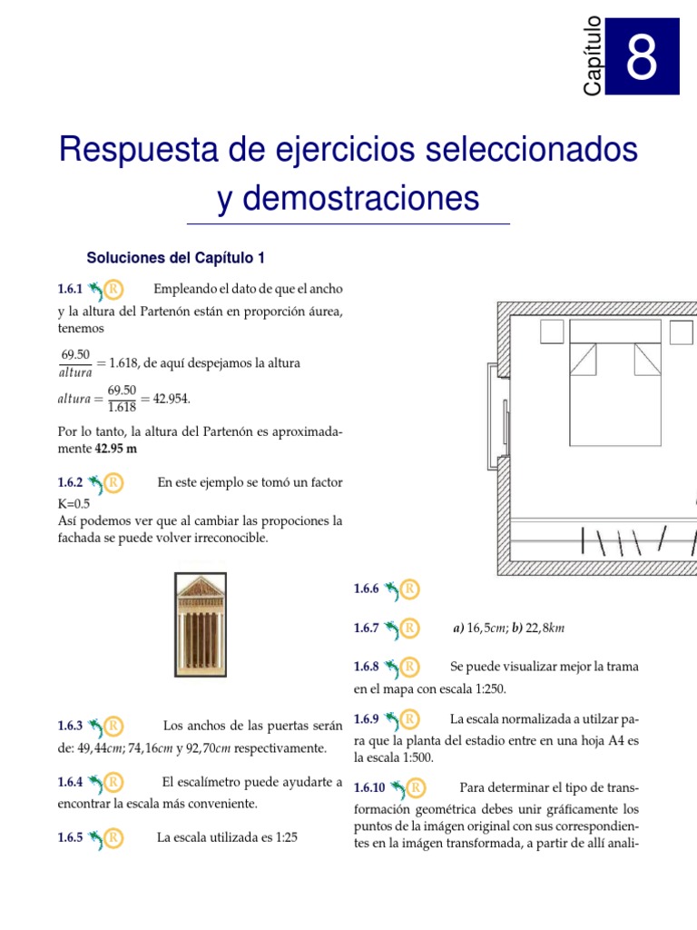 Matematicas×220706×guia de Estudio×u.08 Soluciones Ejercicios | PDF | Triángulo | Rectángulo