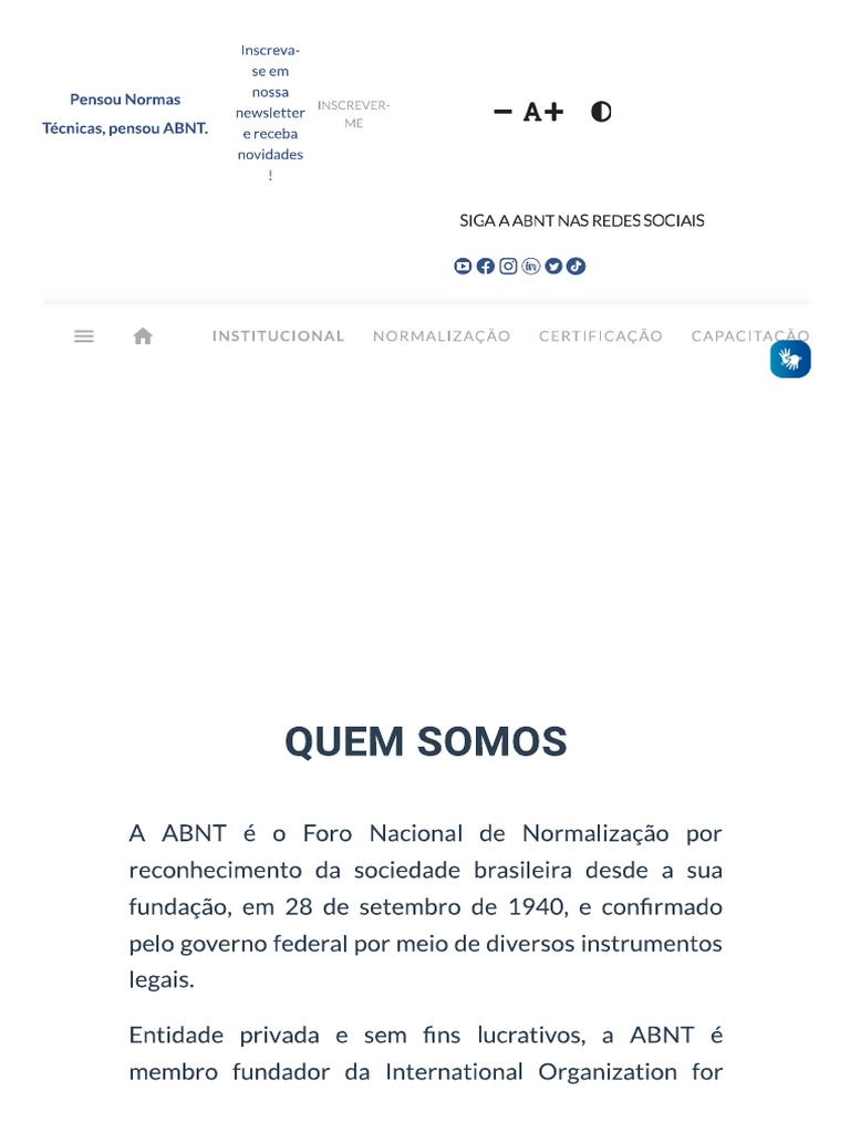 ABNT - Quem Somos | PDF