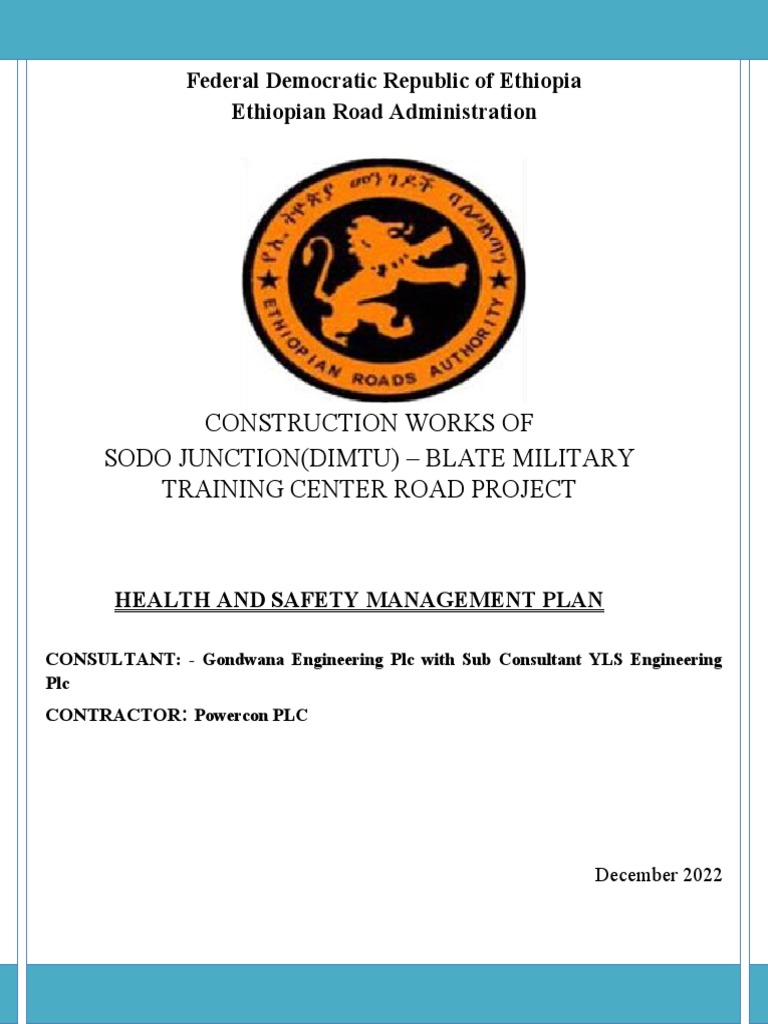 HEALTH - AND - SAFETY - MANAGMENT - PLAN Sodo | PDF | Combustion ...