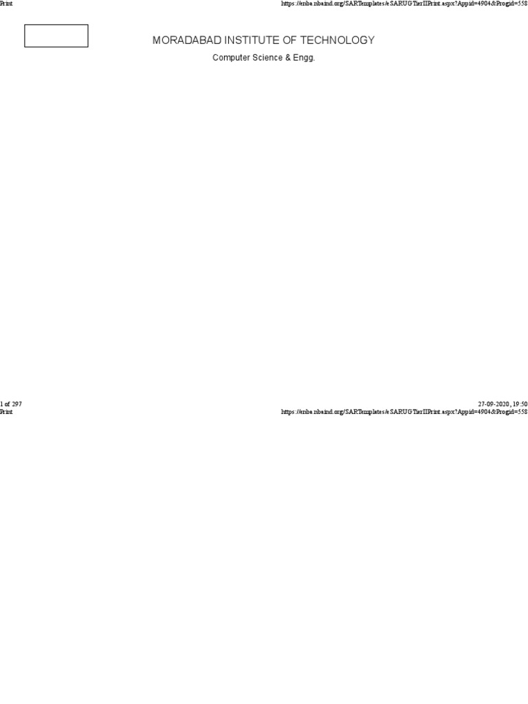 MIT Computer Science Engineering SAR | PDF | Curriculum