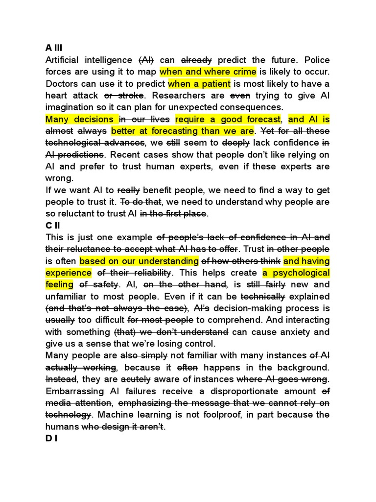 IELTS WRITING TASK 2 (246 Ca 2) | PDF | Artificial Intelligence ...