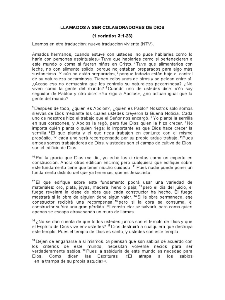 Colaboradores de Dios en la Fe | PDF | Cristo (título) | Dios