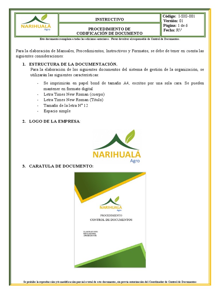 Instructivo de Codificacion de Documentos | PDF | Informática