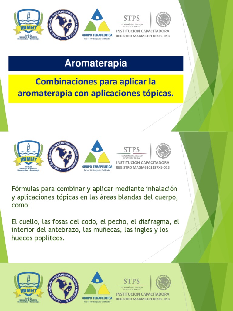 Aromaterapia Combinaciones | PDF | Sistema nervioso | Medicina CLINICA