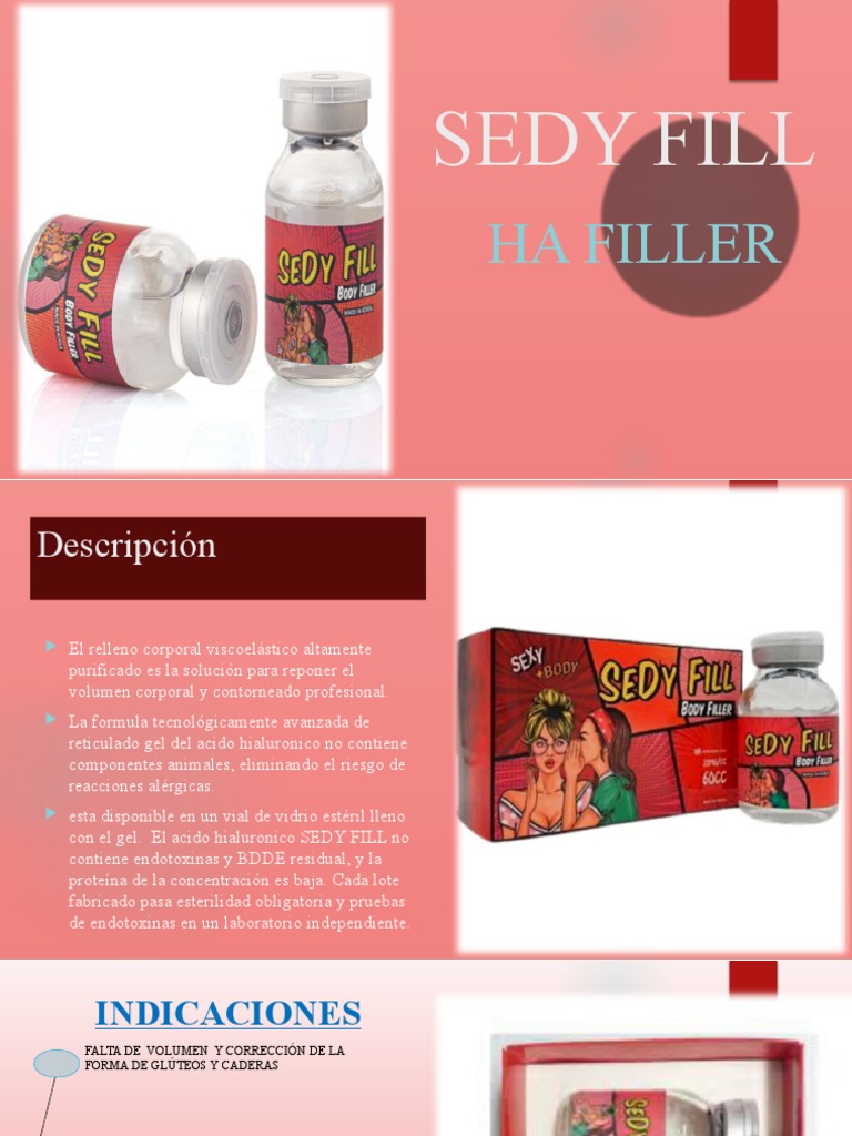 Sedy Fill Body Informacion Completa | PDF | Inyección (medicina ...