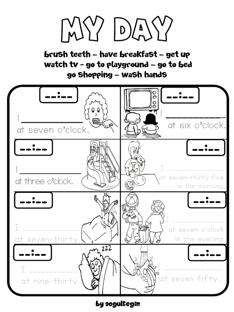 4.5. My Day - Daily Routines | PDF