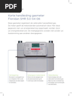 Handleiding Digitale Meter Aardgas Sagemcom | PDF