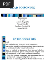 Lead Toxicity and Health Risks | PDF | Lead | Medical Specialties