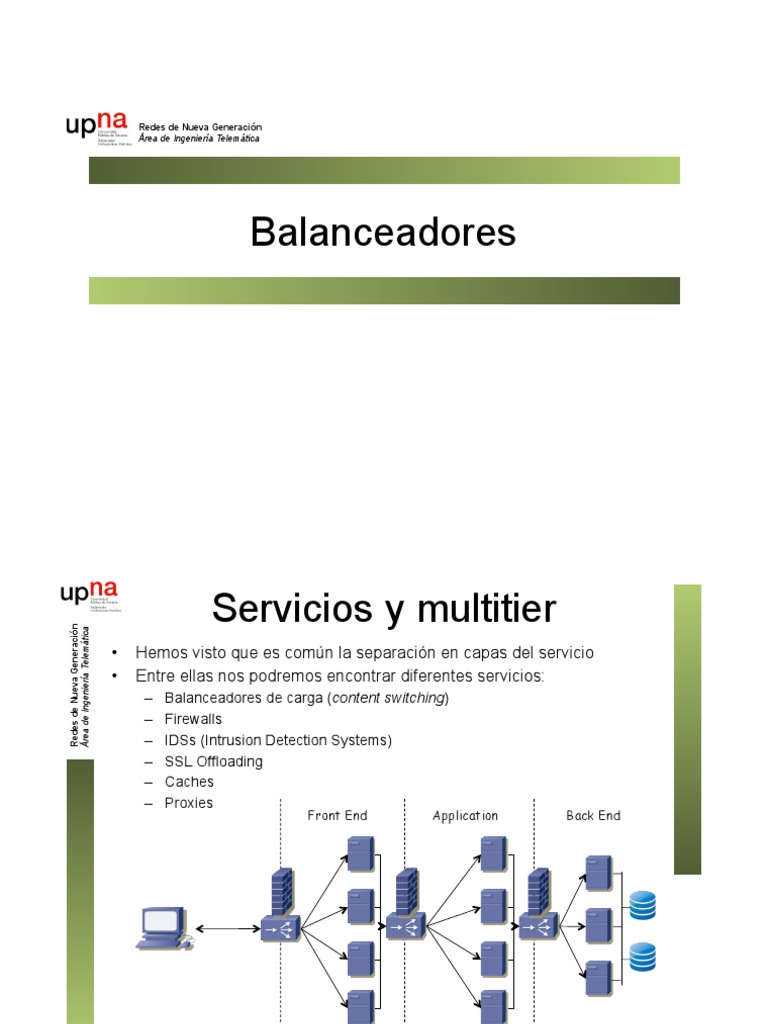 Tema1 03 BalanceadoresYotrosServicios | PDF | Protocolo de ...
