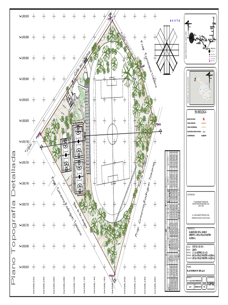 102-Top02 Plano Topografia Detallada | PDF | Ciencias de la Tierra ...