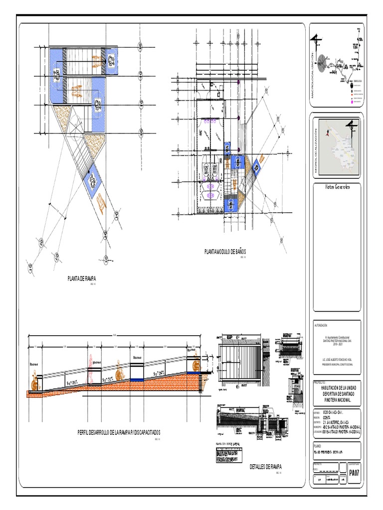 109-Pa07 Propuesta de Rampas | PDF