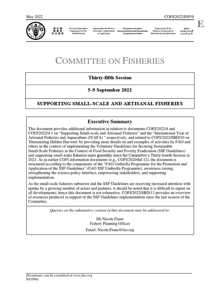 Supporting the Uptake of the Voluntary Guidelines for Securing ...