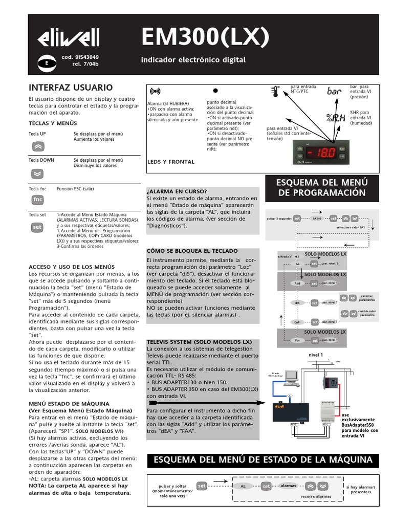 Em300 (LX) | PDF | Contraseña | Ingenieria Eléctrica