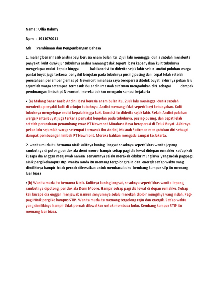 Nama - Ulfia Rahmy M-WPS Office | PDF