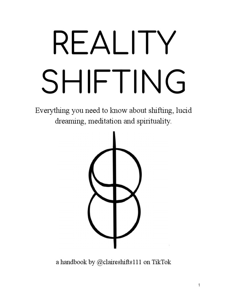 Reality Shifting Handbook | PDF | Dream | Lucid Dream
