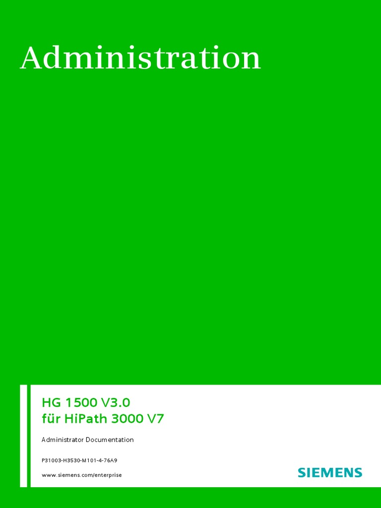 HG 1500 V3.0 Administrator Manual Documentation | PDF | Internet | Software