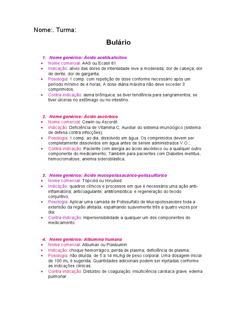 Bulário | PDF | Diabetes | Hipertensão