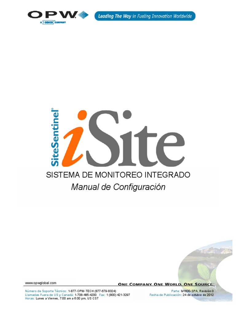 M1601-SPA_SiteSentinel_iSite_Manual_de_Configuración | PDF | Ventana ...