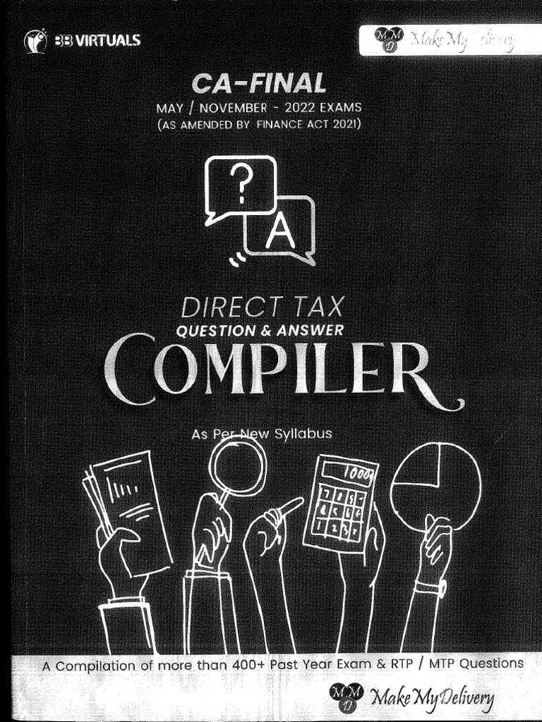 DT Compiler by BB Sir @mission - CA - Final | PDF