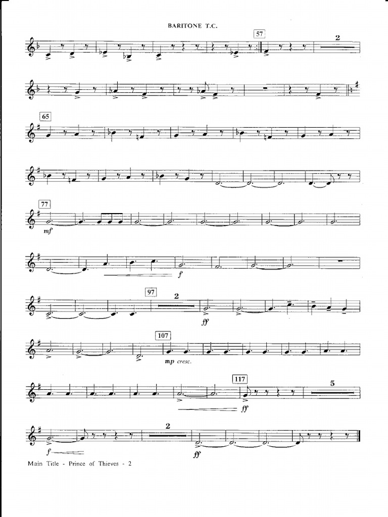 Baritone TC (II) | PDF