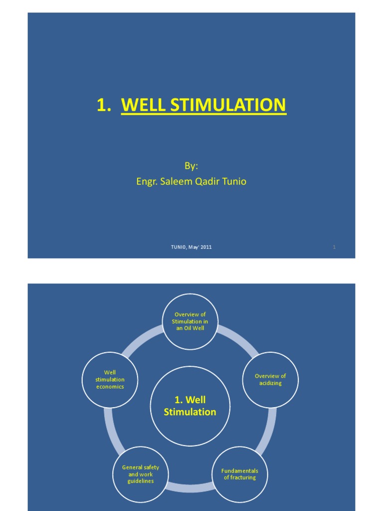Chapter 1 - Well Stimulation | PDF | Acid | Hydraulic Fracturing