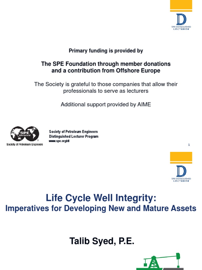 Well Lifecycle and Integrity Challenges | PDF | Casing (Borehole ...