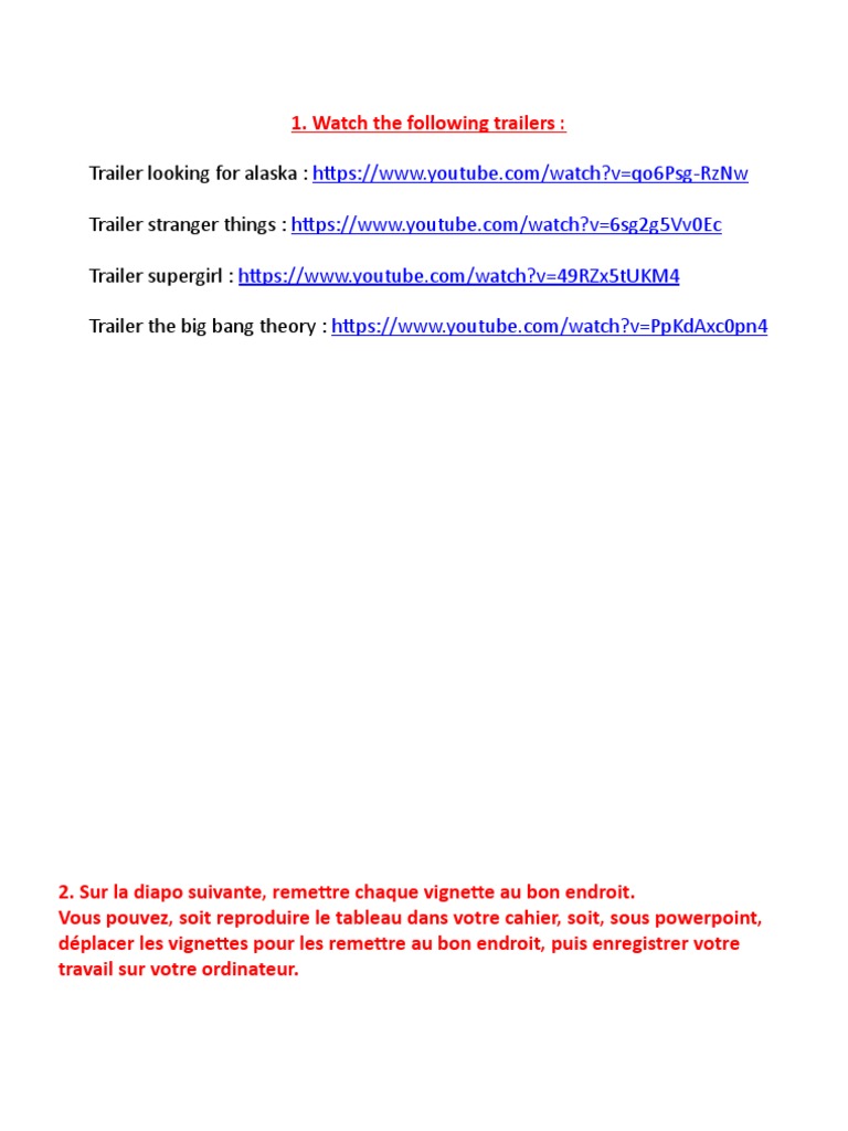 Series Trailers | PDF