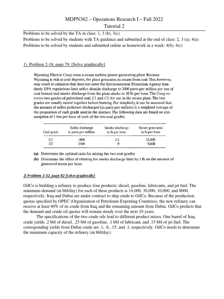 MDPN362 Tutorial02 | PDF | Barrel (Unit) | Petroleum