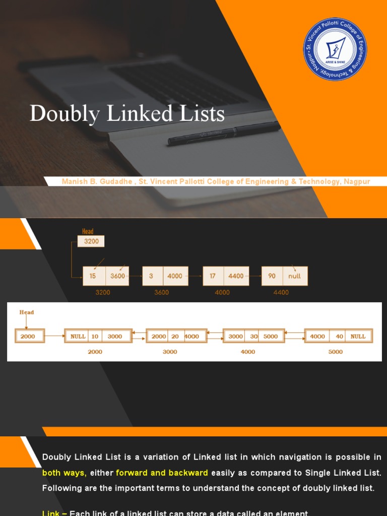 Class 16 - Doubly Linked List | PDF | Pointer (Computer Programming) | Computing