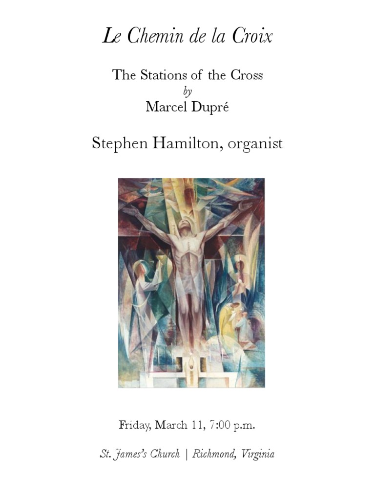 Le Chemin de La Croix Program | PDF | Jesus