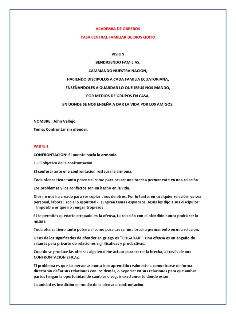 Confrontar Sin Ofender: Guía Práctica | PDF | Temperamento | Las emociones