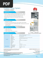 HUAWEI Mini-Shelter MTS9000A 1.4m Battery Cabinet Datasheet | PDF