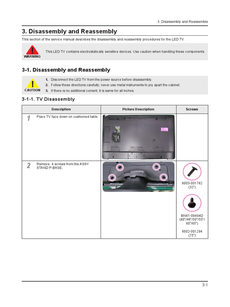 03 Disassembly and Reassemble | PDF | Electrical Components | Electromagnetism