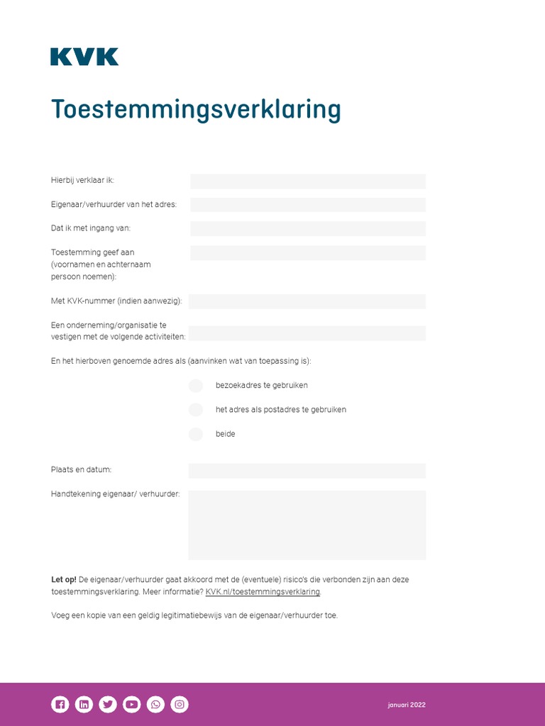 Toestemmingsverklaring tcm109-491312 | PDF