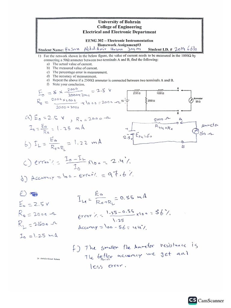 2 Eeng302 Homework Assignment 2 Pdf