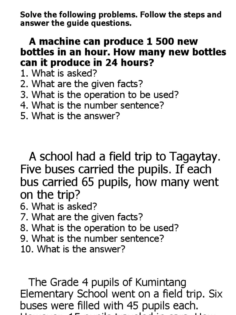 Math Problem Solving | PDF