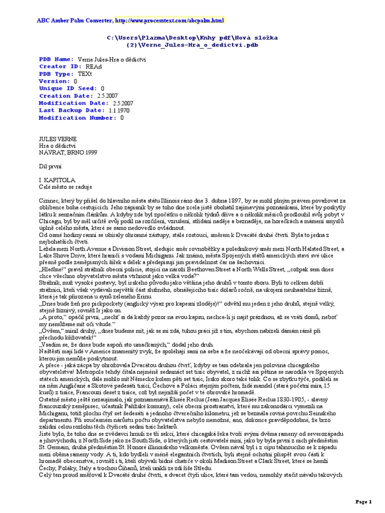 Hra o Dedictvi | PDF